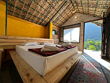 Best Eco huts in Shivpuri Rishikesh | Camping in Rishikesh